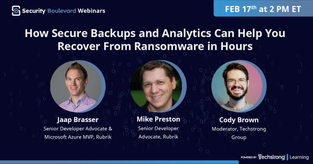 Security Boulevard - Ransomware Sign Up - Techstrong Learning