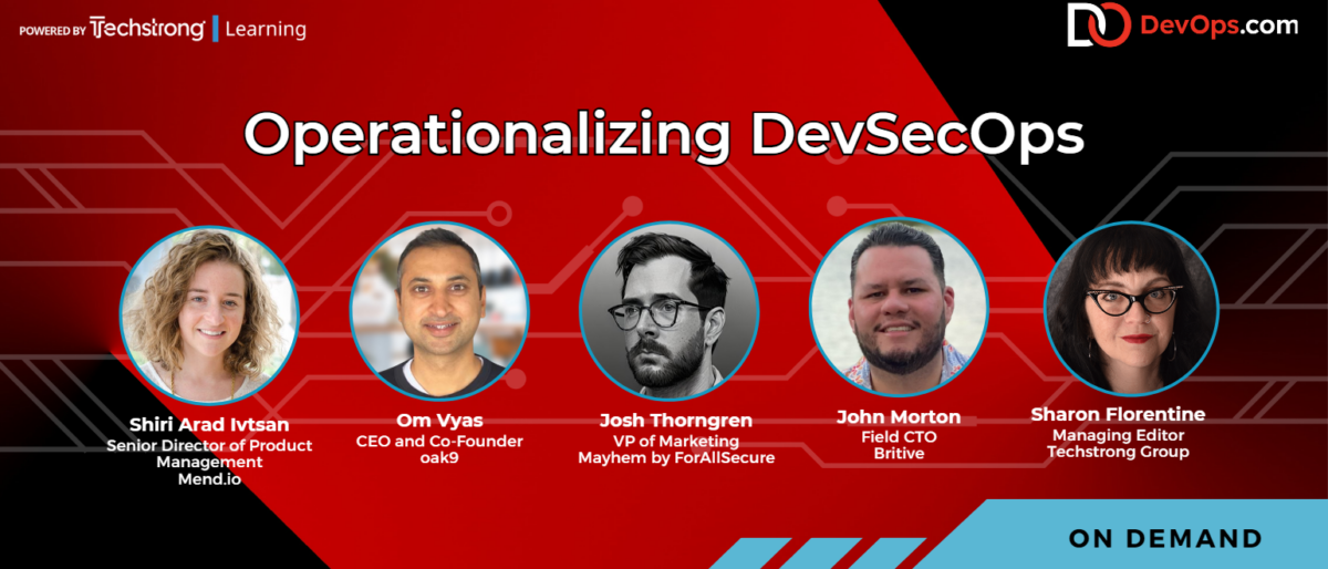 Devops Devsecops Sign Up Techstrong Learning
