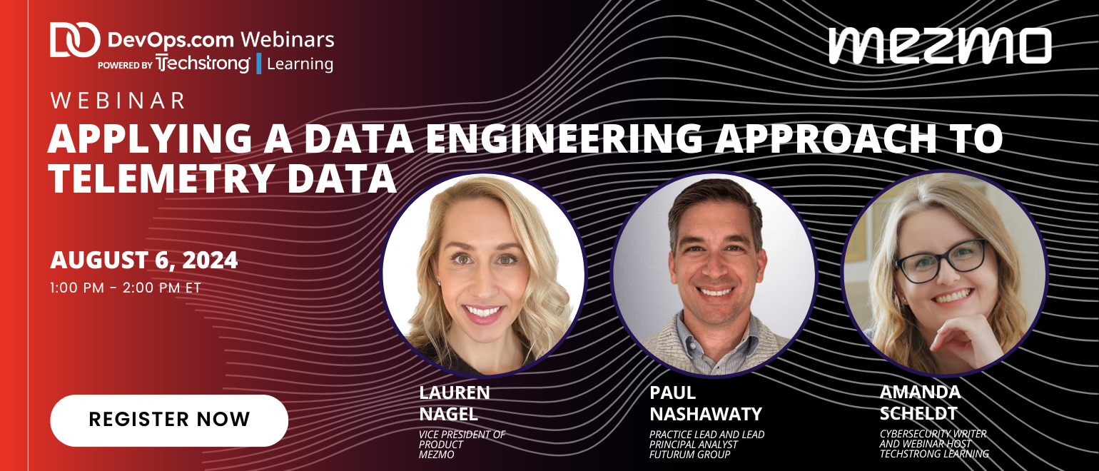 Applying a Data Engineering Approach to Telemetry Data - Techstrong Learning